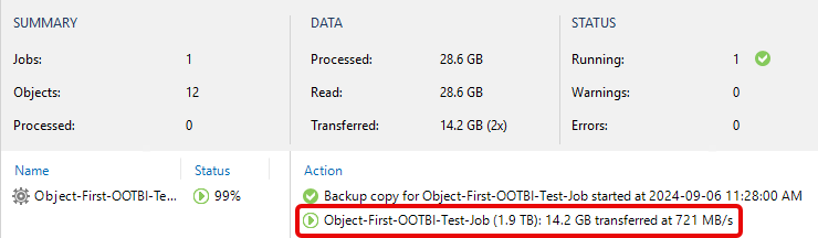 Object First (OOTBI) – Veeam Integration & Backup Stats – Just ...